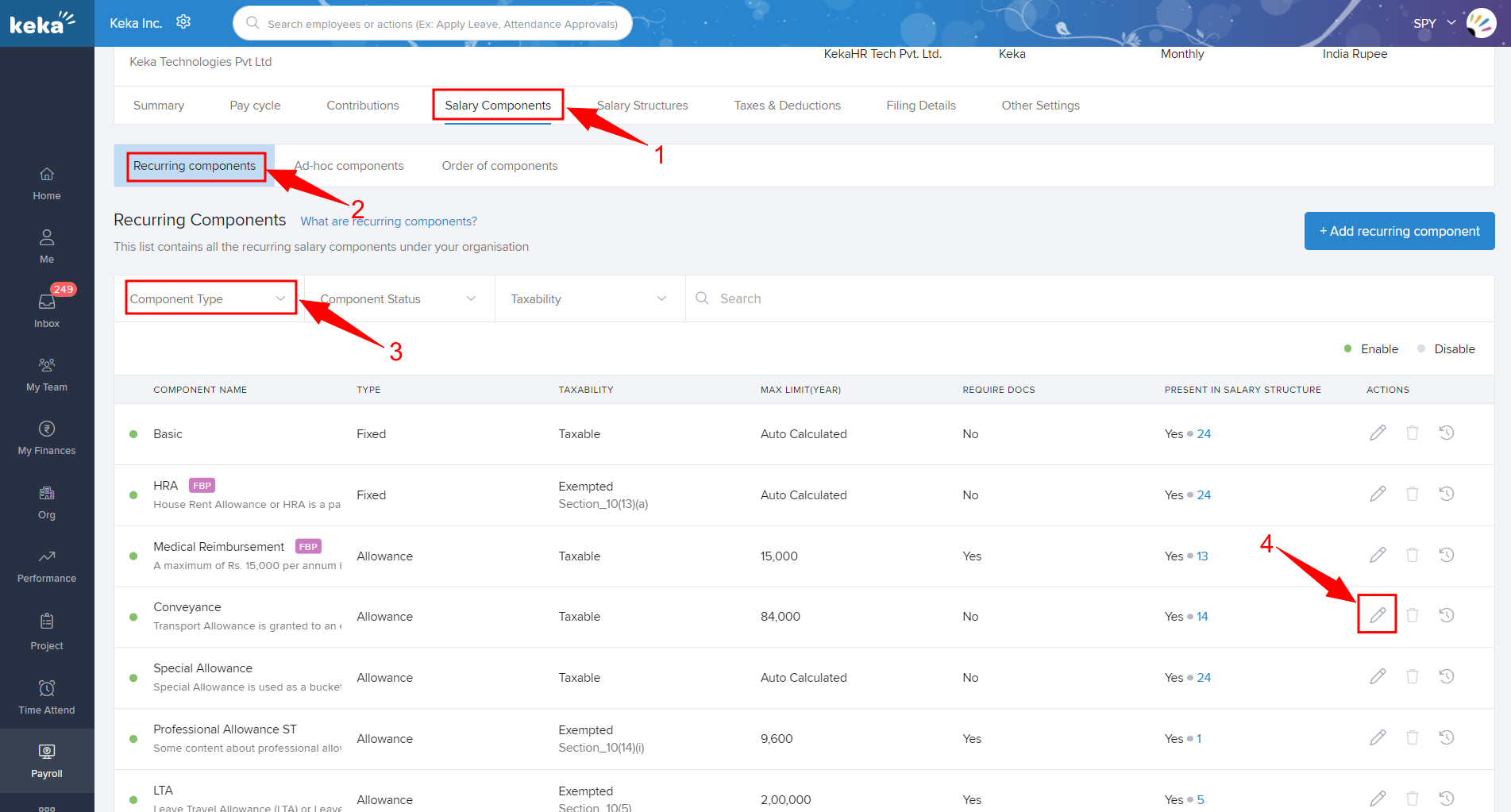 How to pay any reimbursable component outside the payroll – KekaHR Help ...
