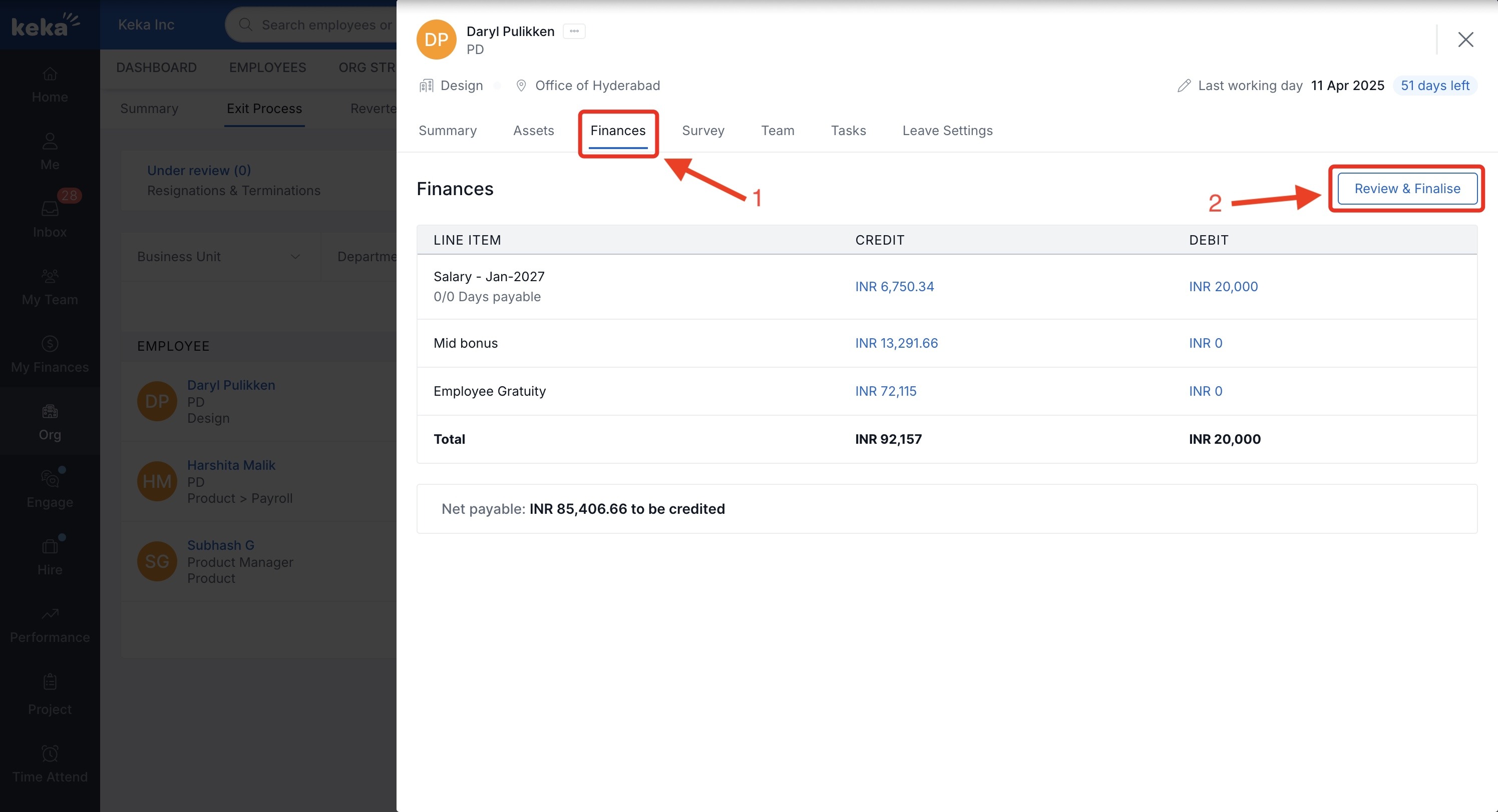 How to download the FnF statement – KekaHR Help Center