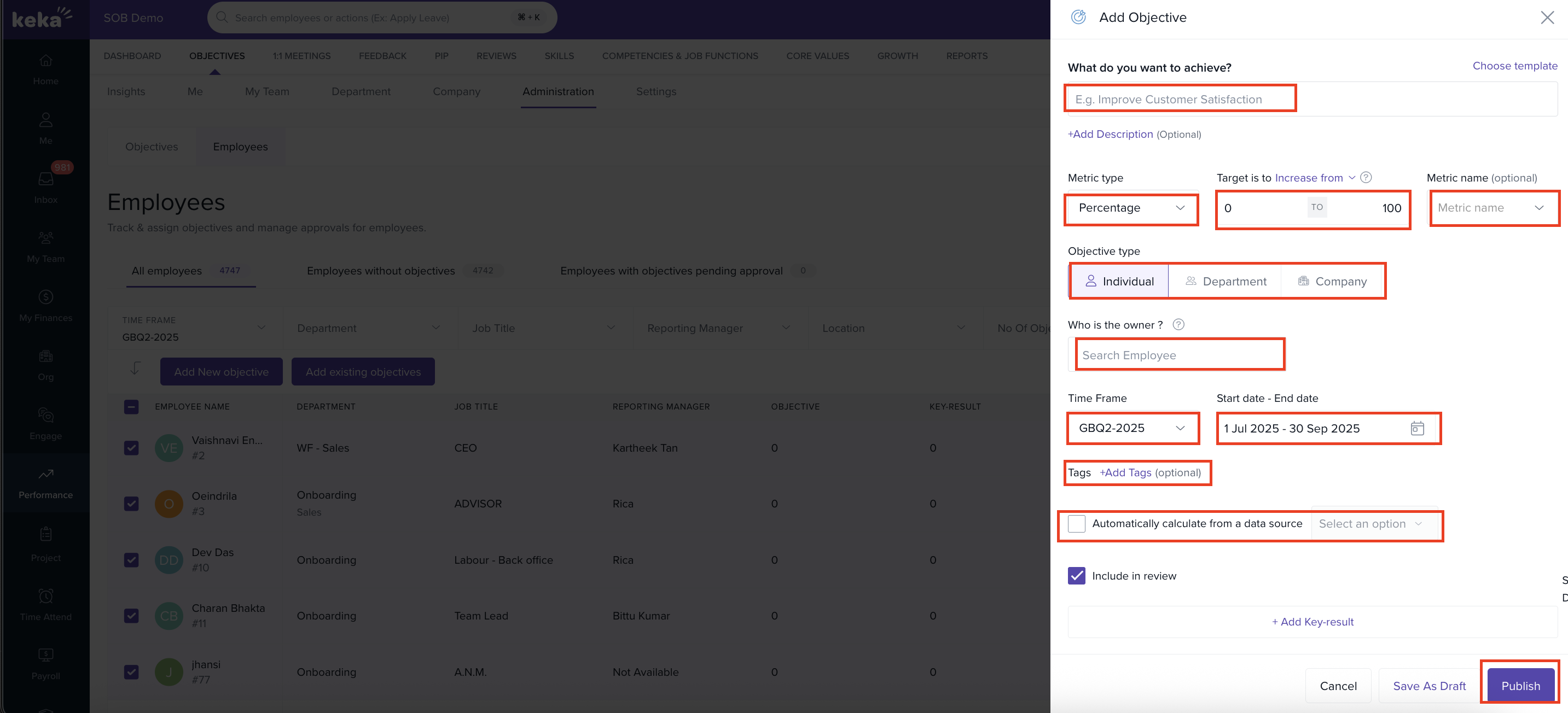 Bulk Assign Goals in Keka: Streamline Employee Objective Management ...