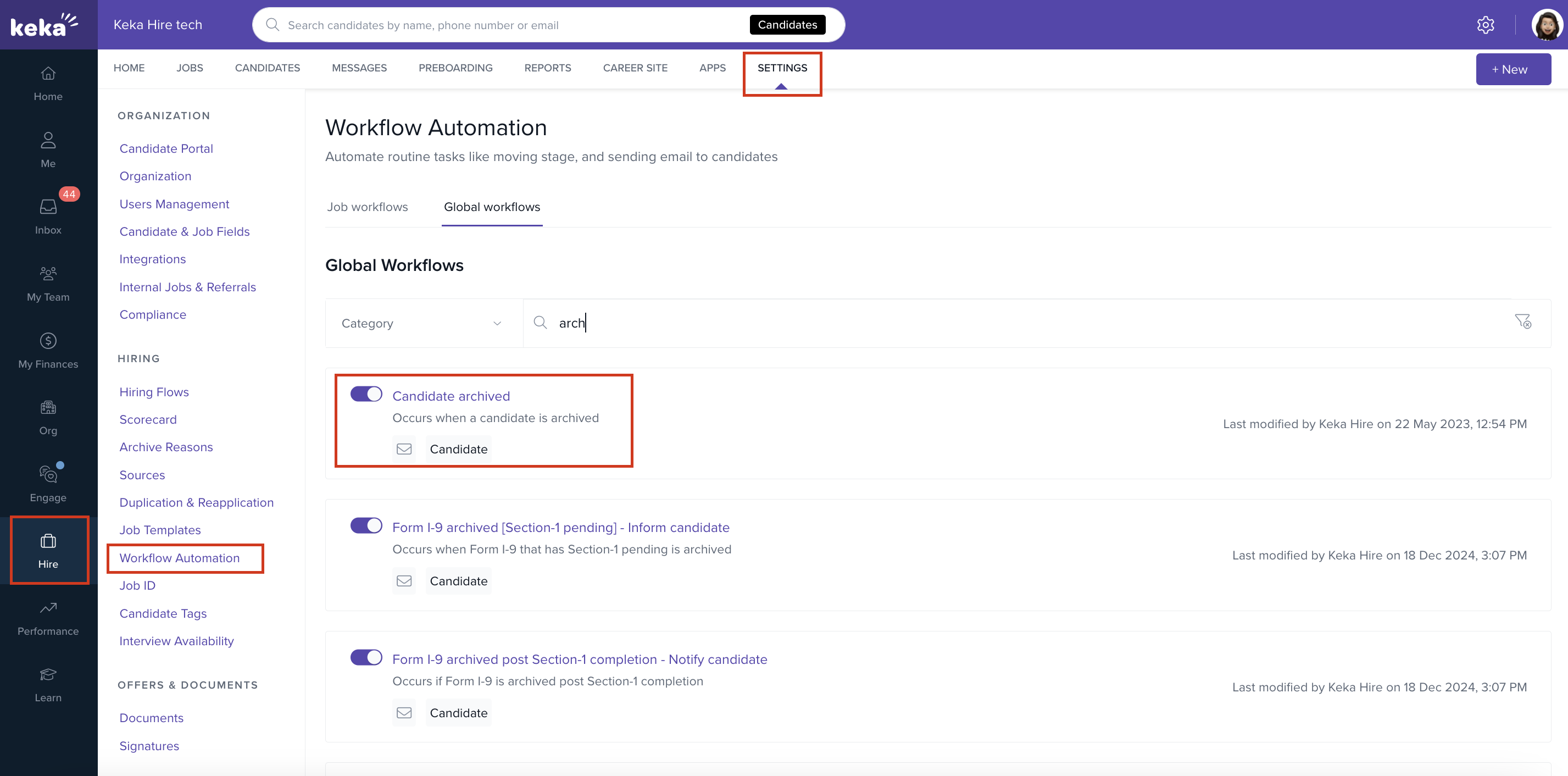 How do I handle candidate rejections and send out rejection letters ...