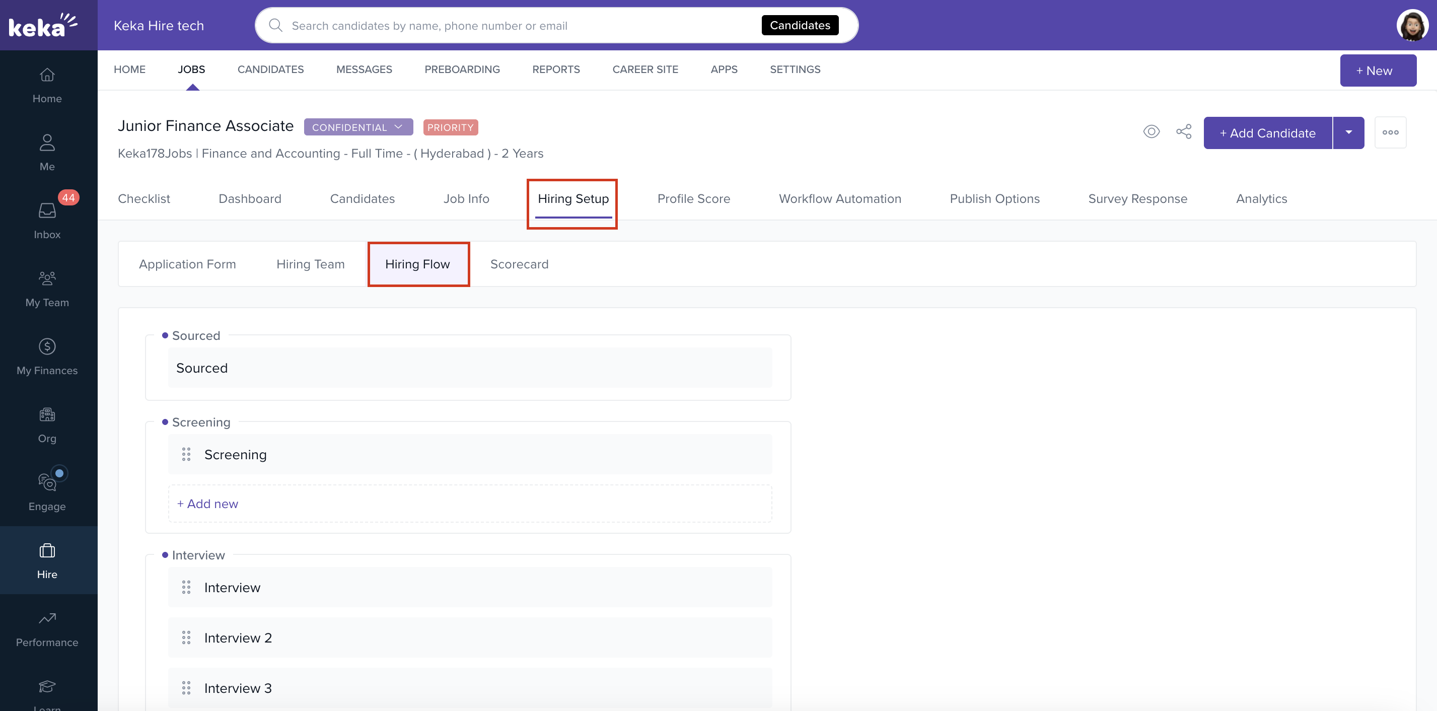 Can I configure different hiring workflows for different job roles? – KekaHR Help Center