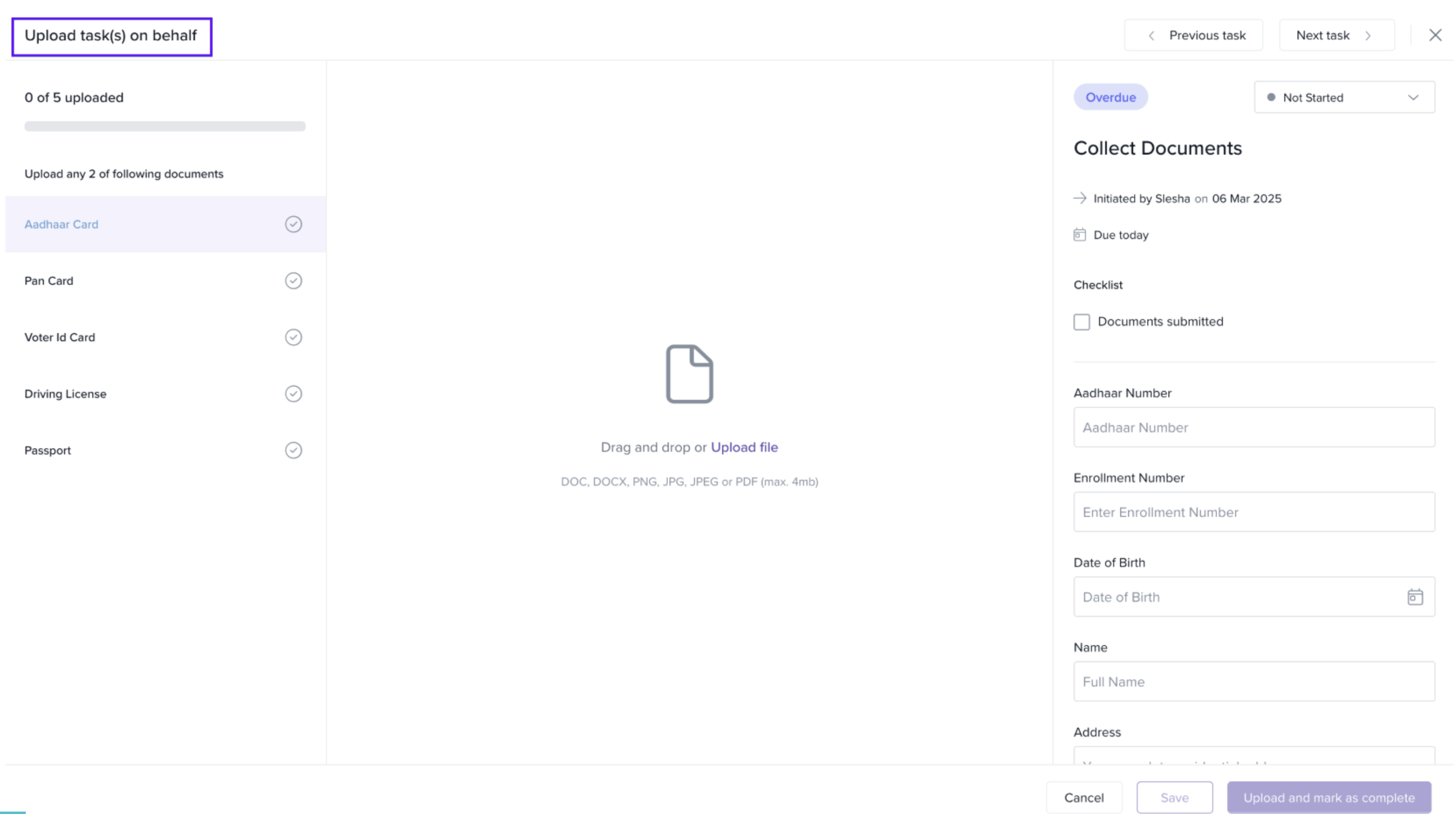 How to Check Submitted and Pending Documents in the Preboarding Process ...