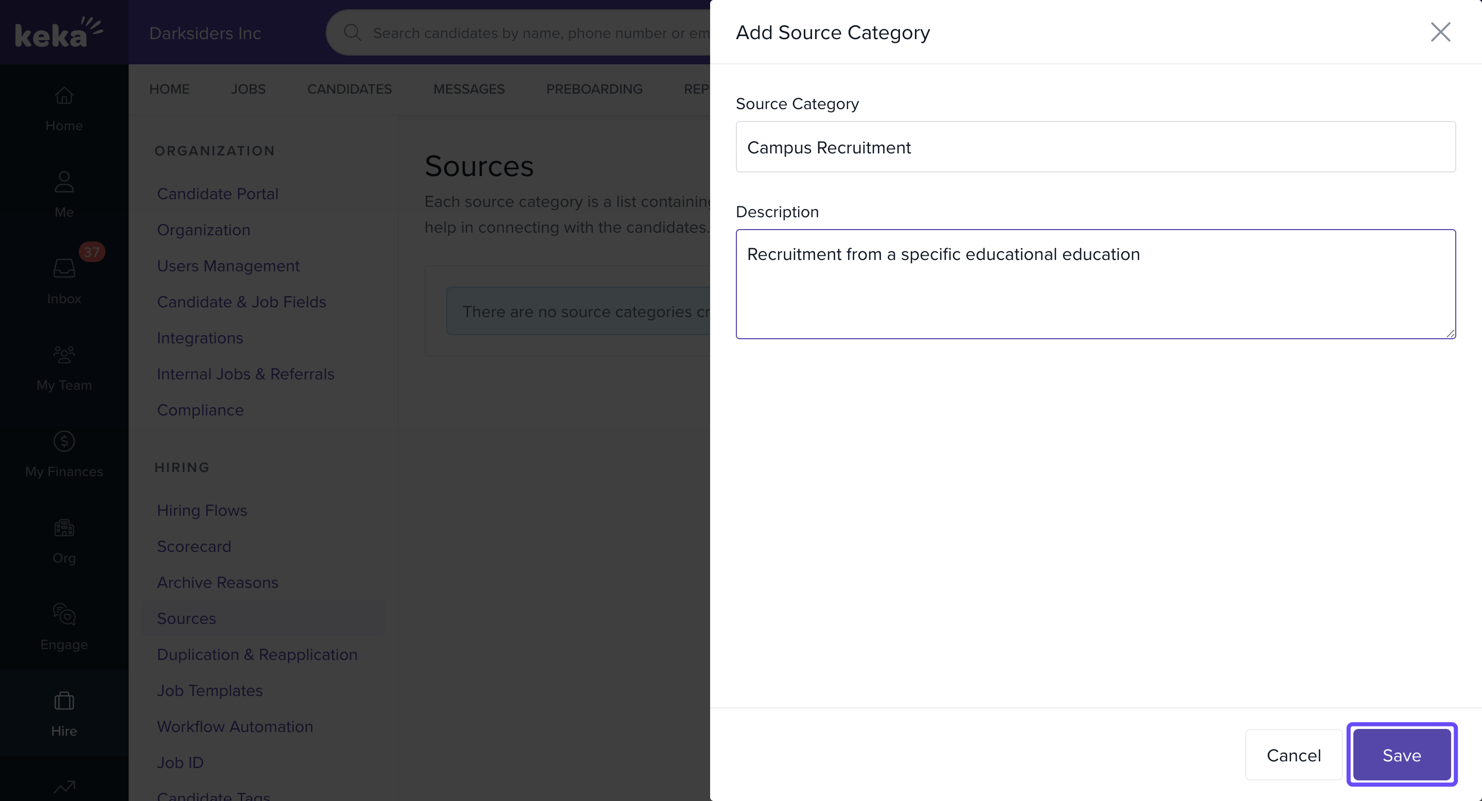 Creating and Managing Application Sources – KekaHR Help Center