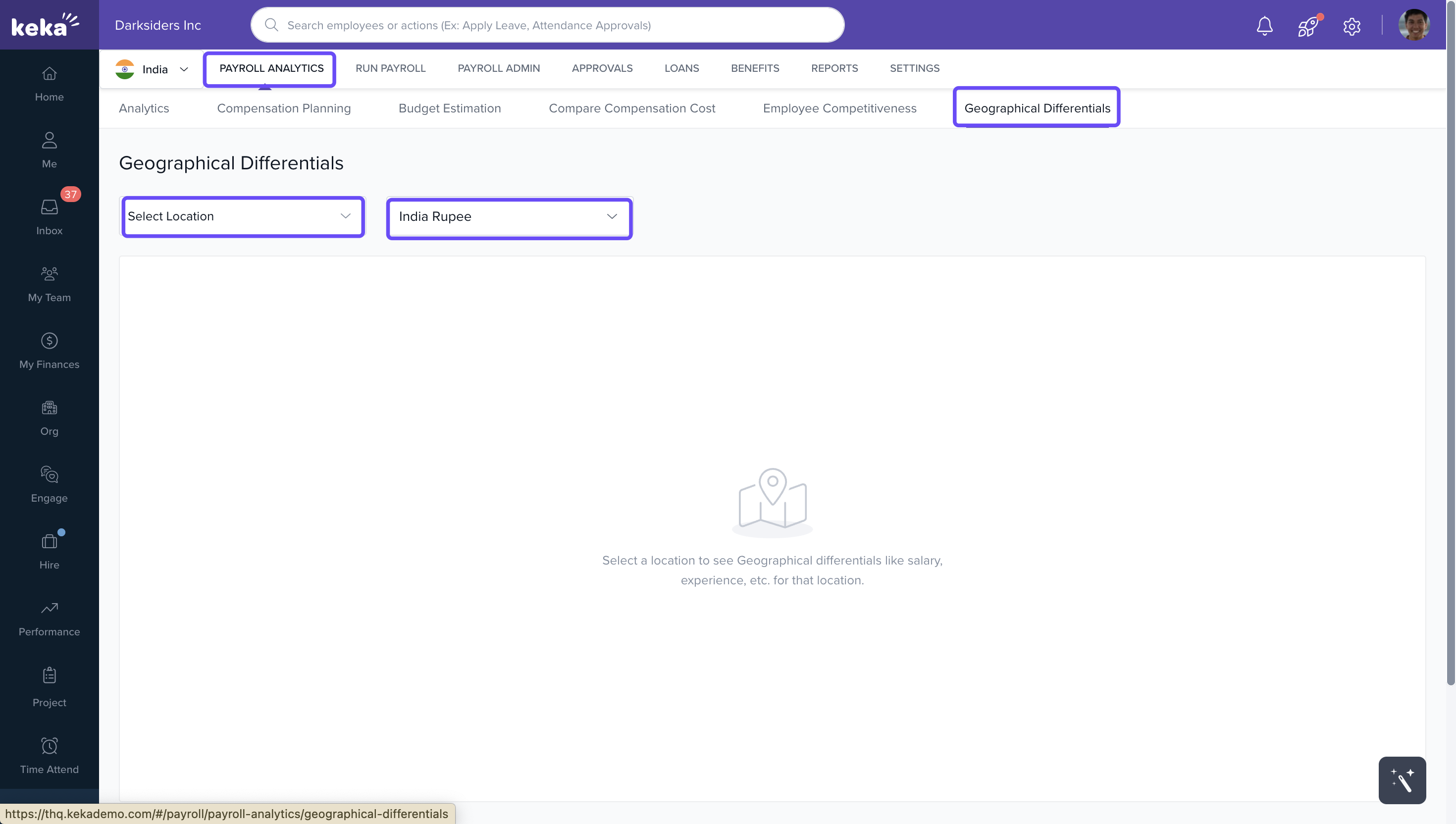 Understanding the Geographical Differentials Tab in Payroll Analytics ...