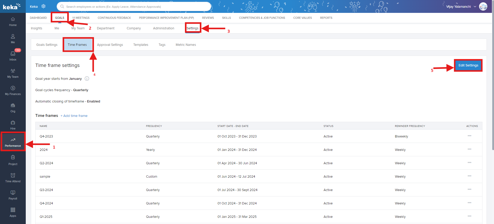 How to Setup Reminder to update Objective progress? – KekaHR Help Center